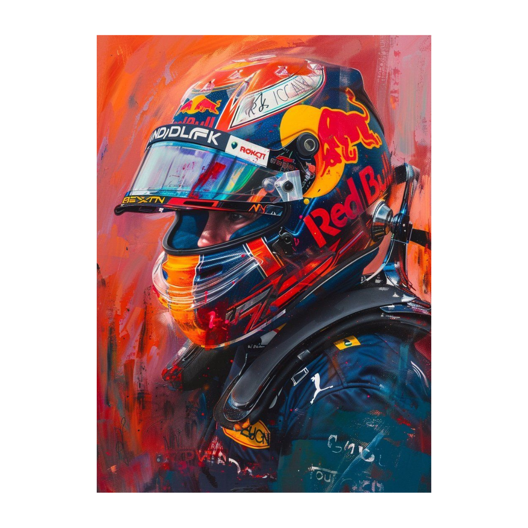 Max Verstappen Color Bomb F1 Wall Art – Techbuds Apparel