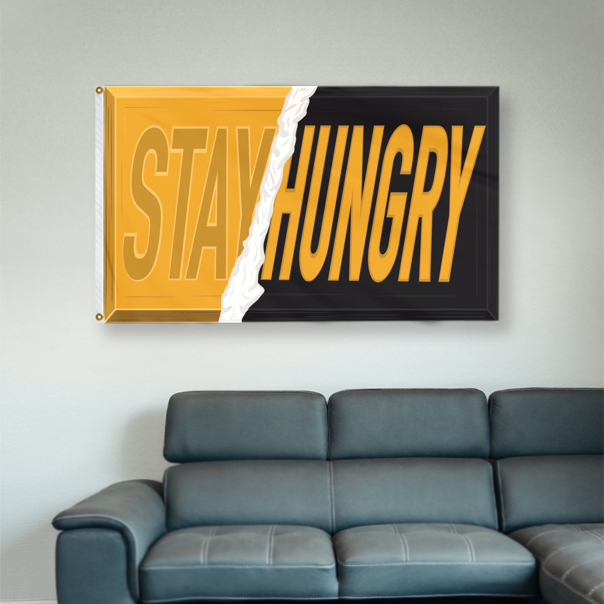 Stay Hungry Flag – Techbuds Apparel